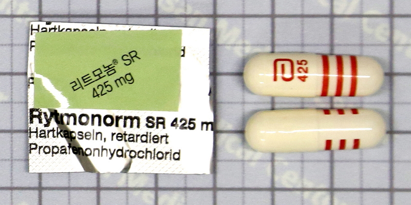 리트모놈 Sr 서방캡슐 425mg Rytmonorm Sr Cap 425mg 의약품정보 의료정보 건강정보
